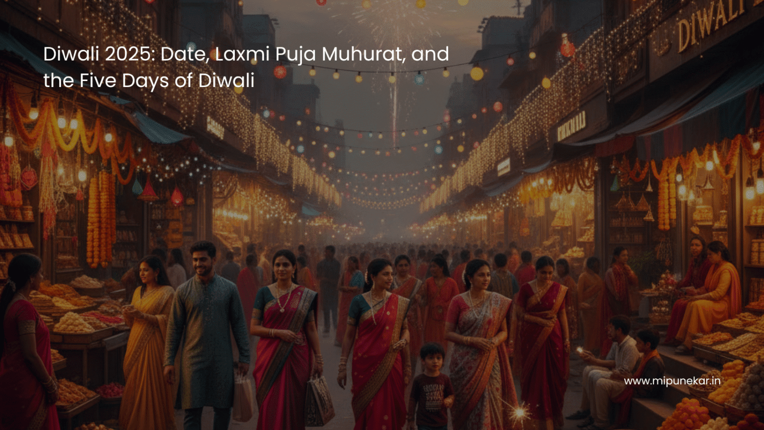 Diwali 2025: Date, Laxmi Puja Muhurat, and the Five Days of Diwali - Mi ...