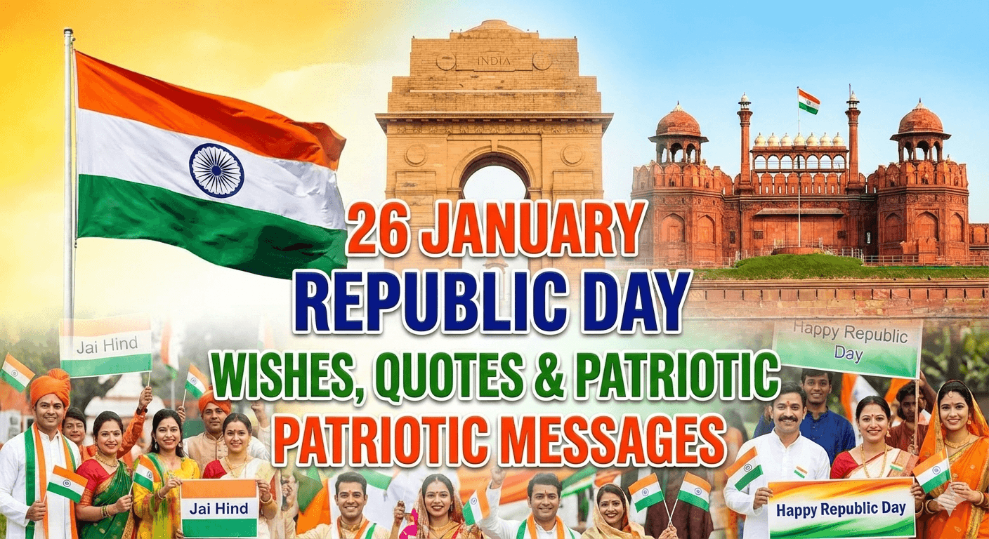 26 January Republic Day Wishes, Quotes & Patriotic Messages - Mi Punekar